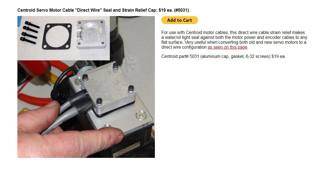 DC Servo Motor Encoder Retrofit Upgrade, SEM, Baldor, Glentek