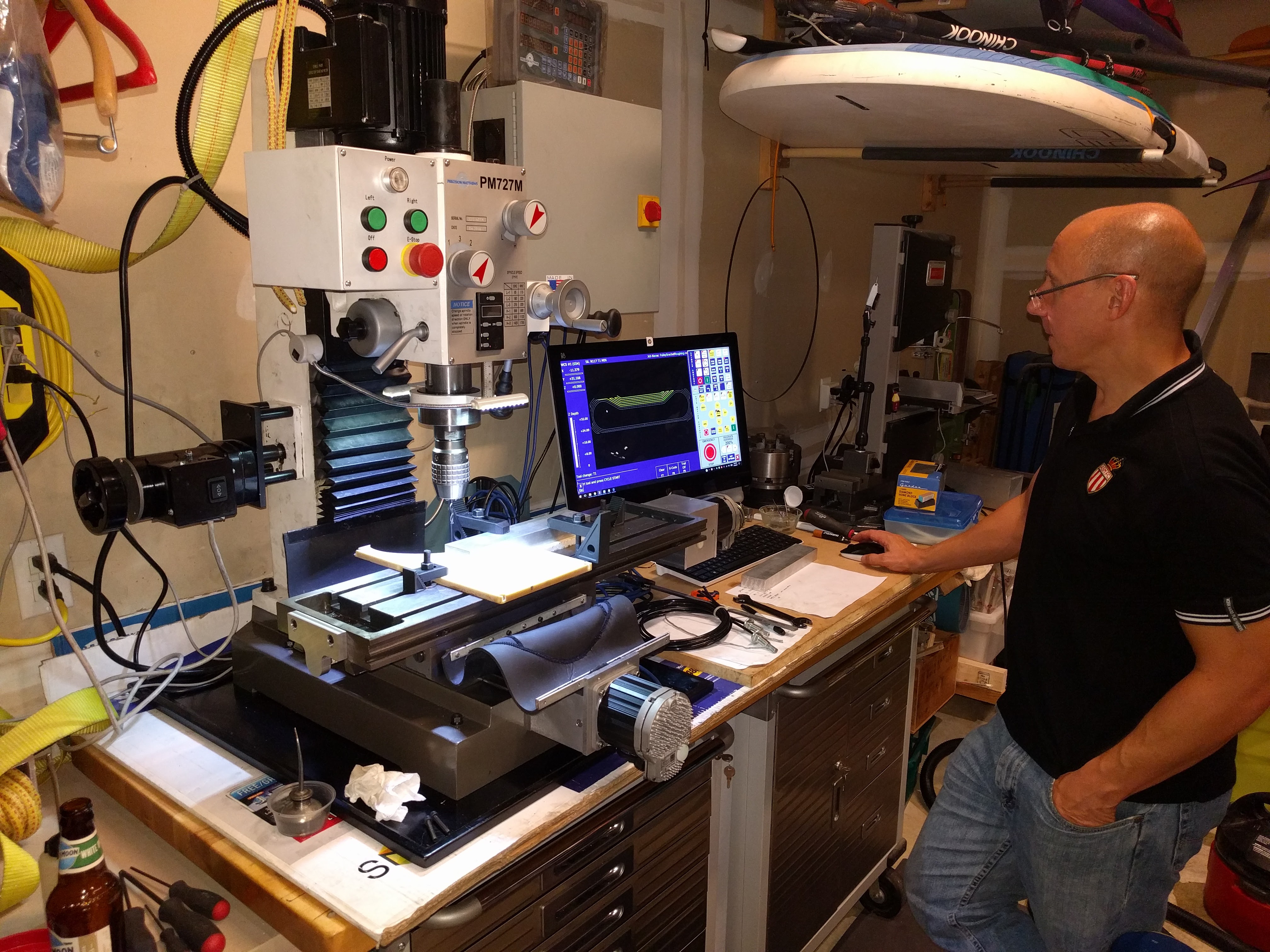 ShopBot Acorn CNC retrofit upgrades by GCnC